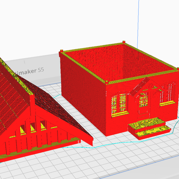 3D Printable Brick House by Mitch