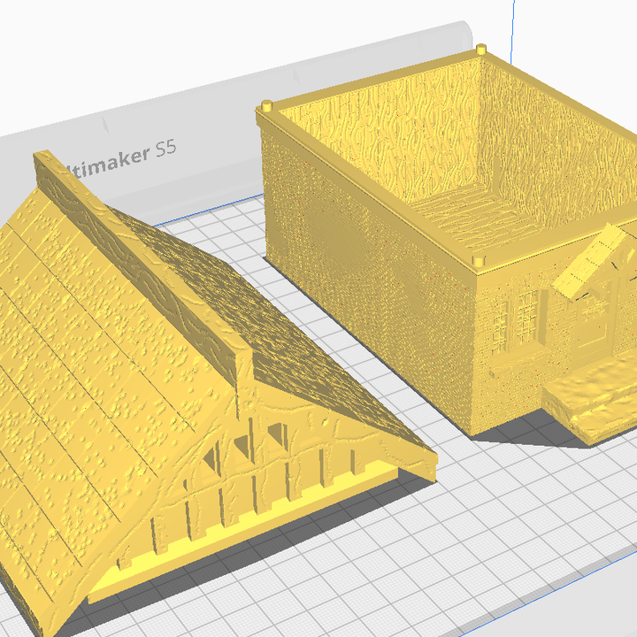 3D Printable Brick House by Mitch