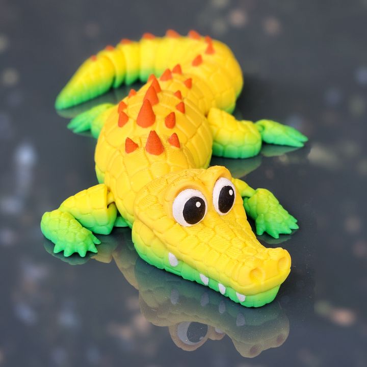 3D Printable CROCODILE CARTOON by Rogi Studios