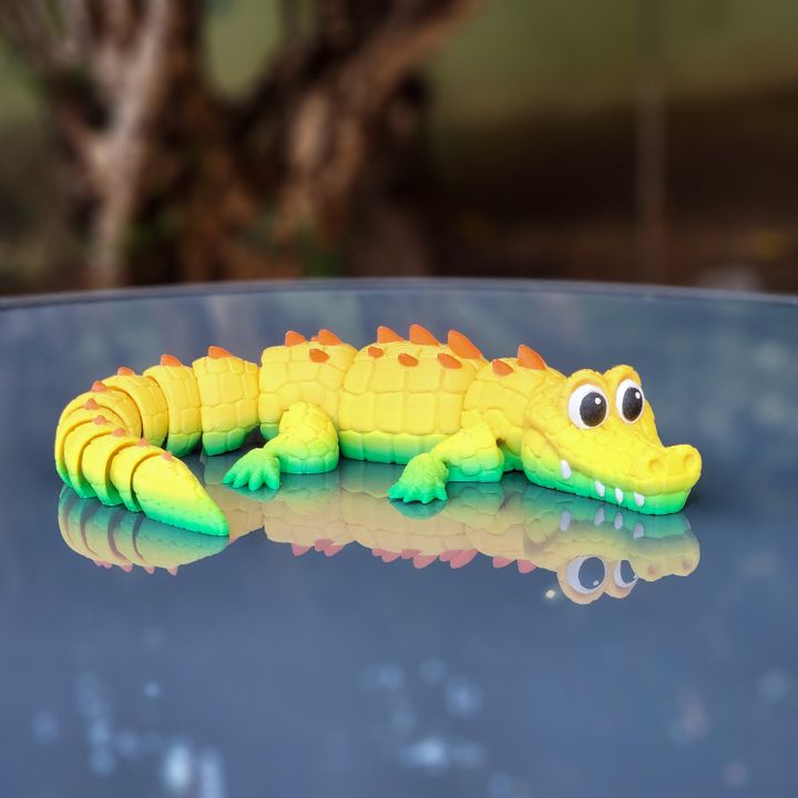 3D Printable CROCODILE CARTOON by Rogi Studios