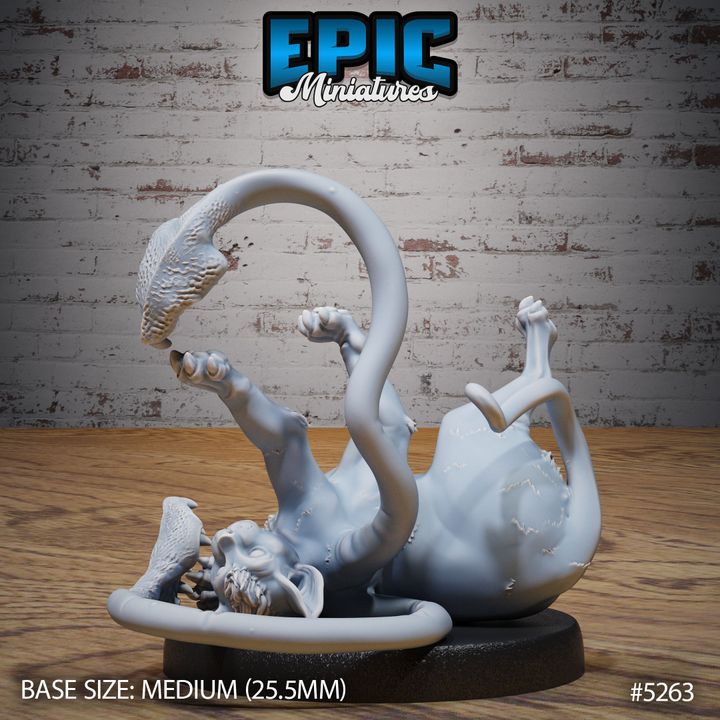 3D Printable Baby Phase Panther Set / Classic Forest Monster / Feline ...