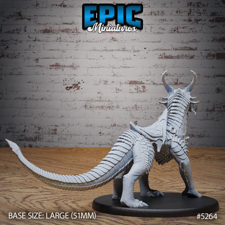 3D Printable Guard Drake Copper Set / Mountain Dragon Beast / Magical ...