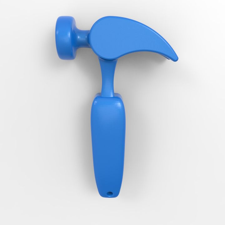 3D Printable free hammer toy STL by muguet