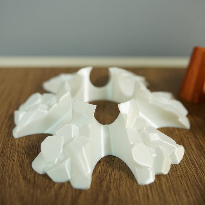 3D Printable Campfire table lamp by UncleRay3Dprint