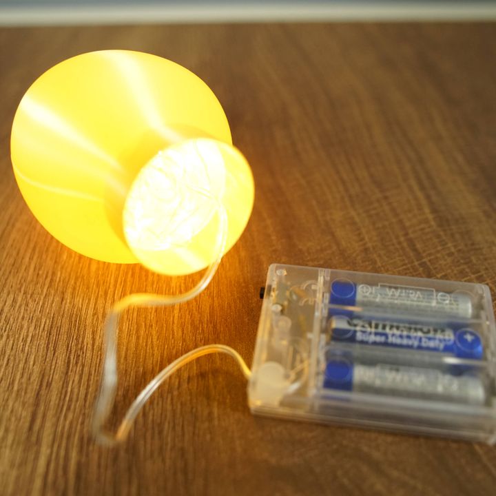 3D Printable Campfire table lamp by UncleRay3Dprint