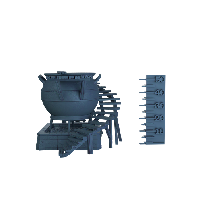 3D Printable Great Cauldron by Tiny Furniture