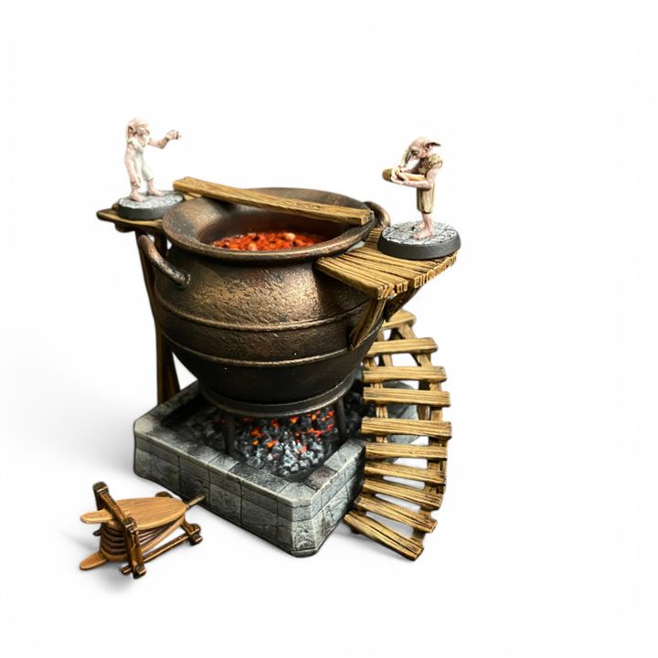 3D Printable Great Cauldron by Tiny Furniture