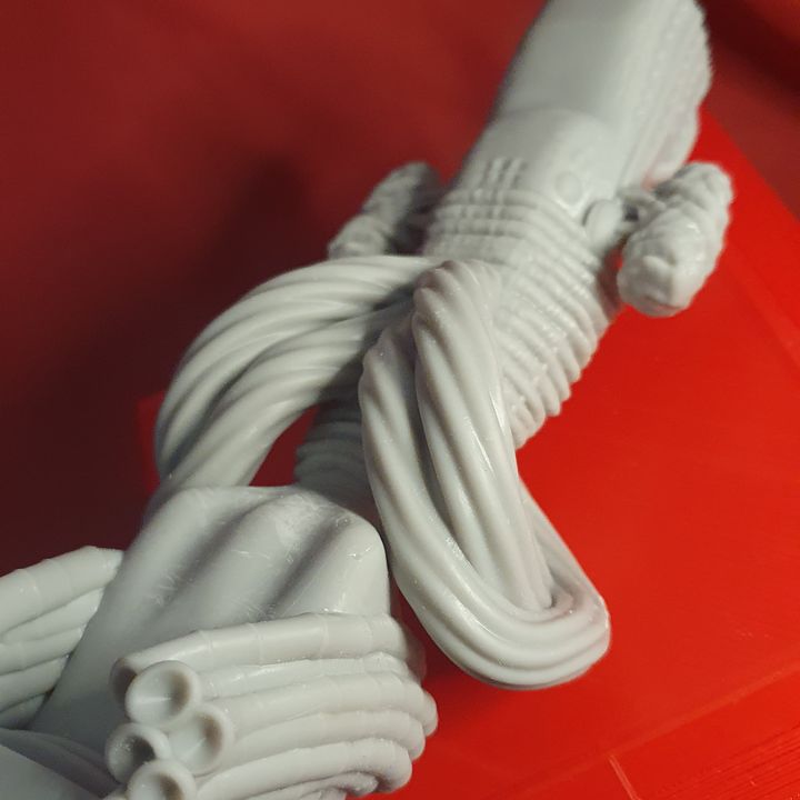 3D Printable Starship fusion Albator vs Hr Giger by david martin
