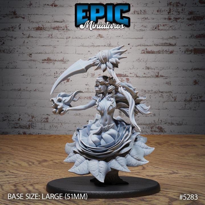 3D Printable Forest Alraune Set / Magic Flower Beast / Plant Creature ...