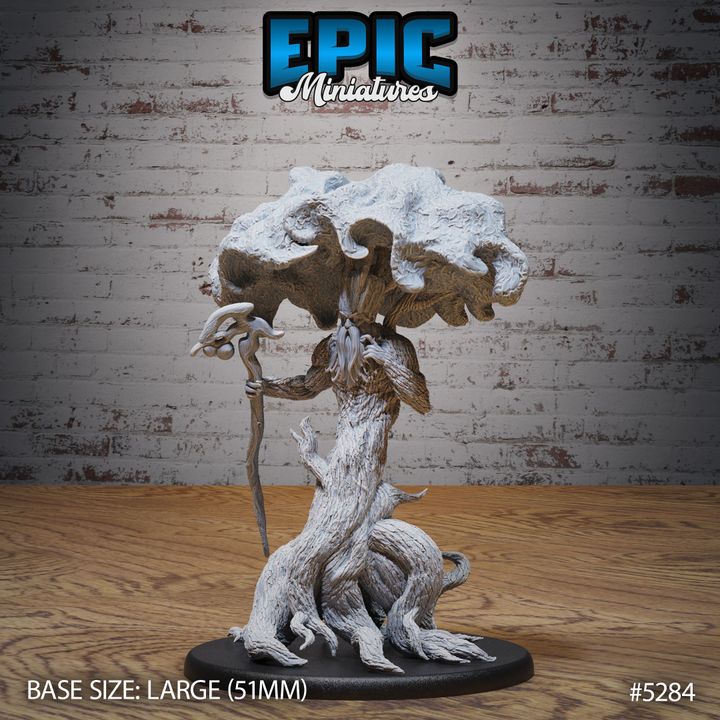 3D Printable Tree Dryad Guru / Plant Tribe / Treant Beast / Forest Wood ...