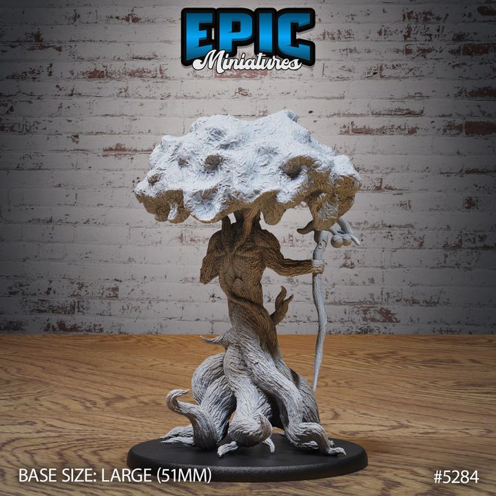 3D Printable Tree Dryad Guru / Plant Tribe / Treant Beast / Forest Wood ...