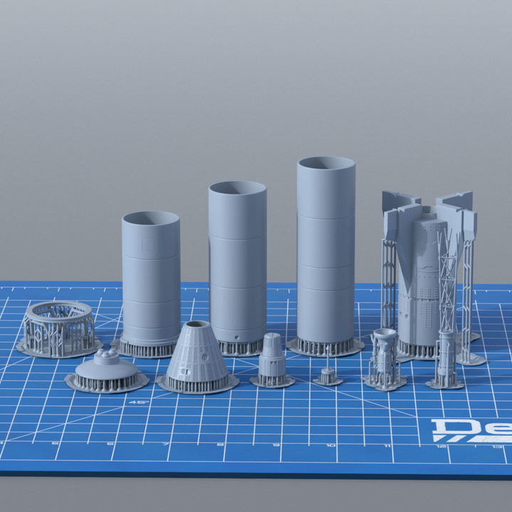 3D Printable Mercury Redstone by Deimos Shape
