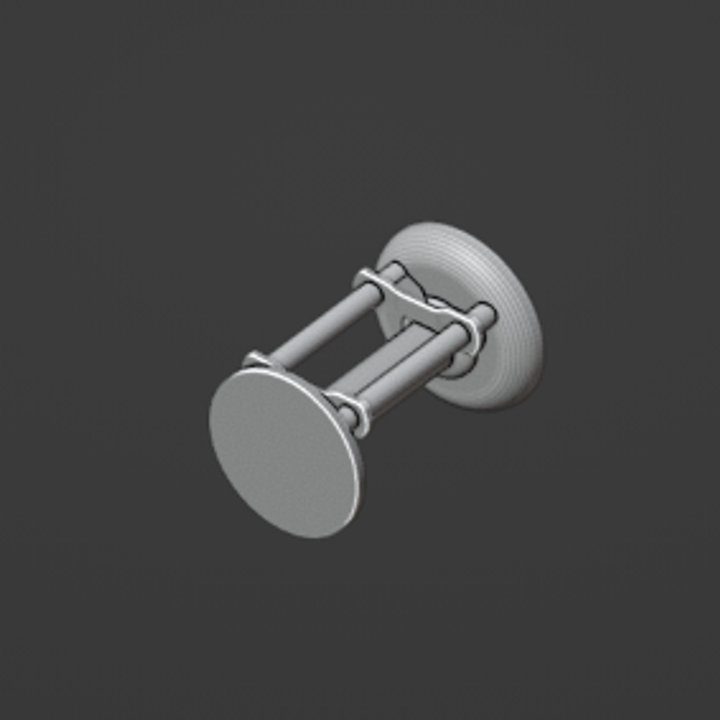 3D Printable Gaslands Axle Extender by Michael Crossman