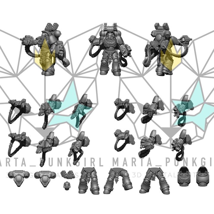 3D Printable Angry heavy GURL v2 by MartaPunkGirl