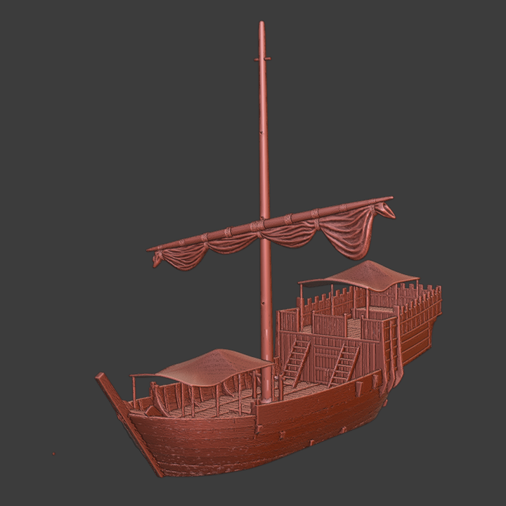 3D Printable Robin Hood - Medieval ship model by Northern Crusades ...