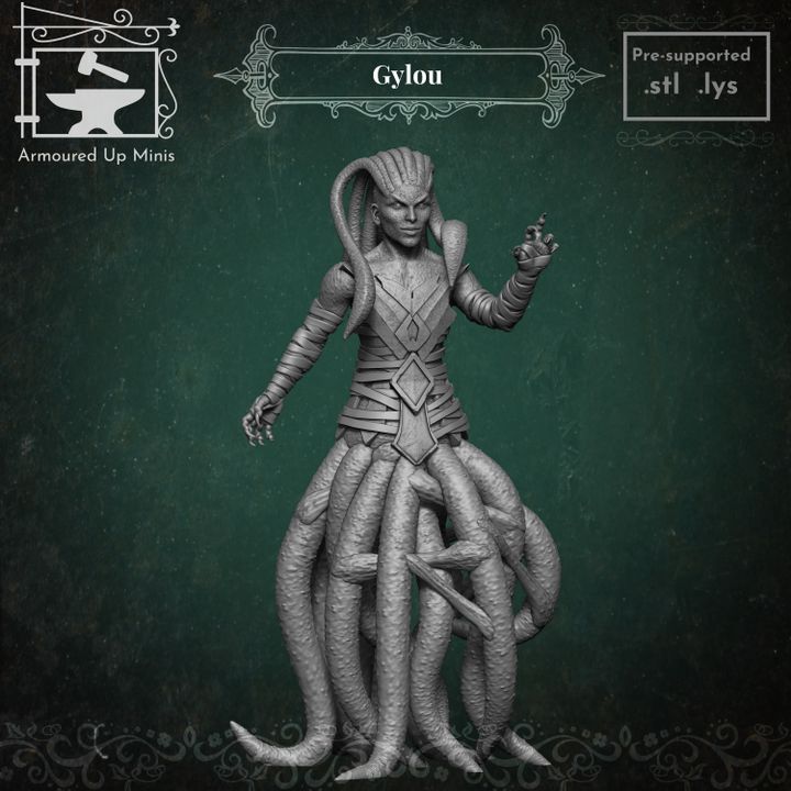 3D Printable Gylou by Armoured Up Minis