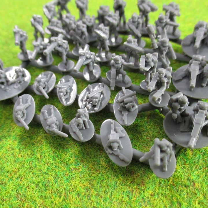 3D Printable MG144-OF04 Orc Infantry Platoon by Aotrs Shipyards