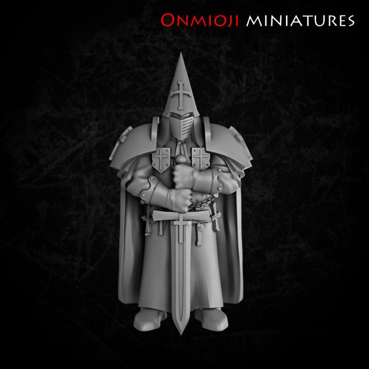 3D Printable inquisitor with sword by Stanislav Kuznetsov