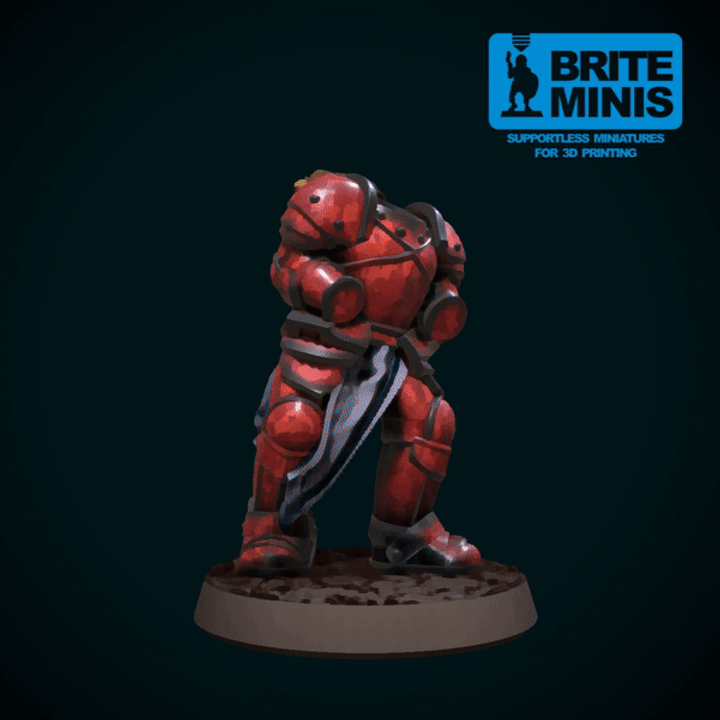 3D Printable Modular Space Knights - Supportless & Easy to print - for ...