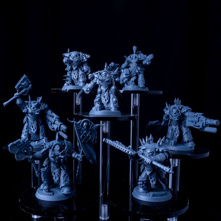 3D Printable Hellflayer terminators by Immaterium God Miniatures