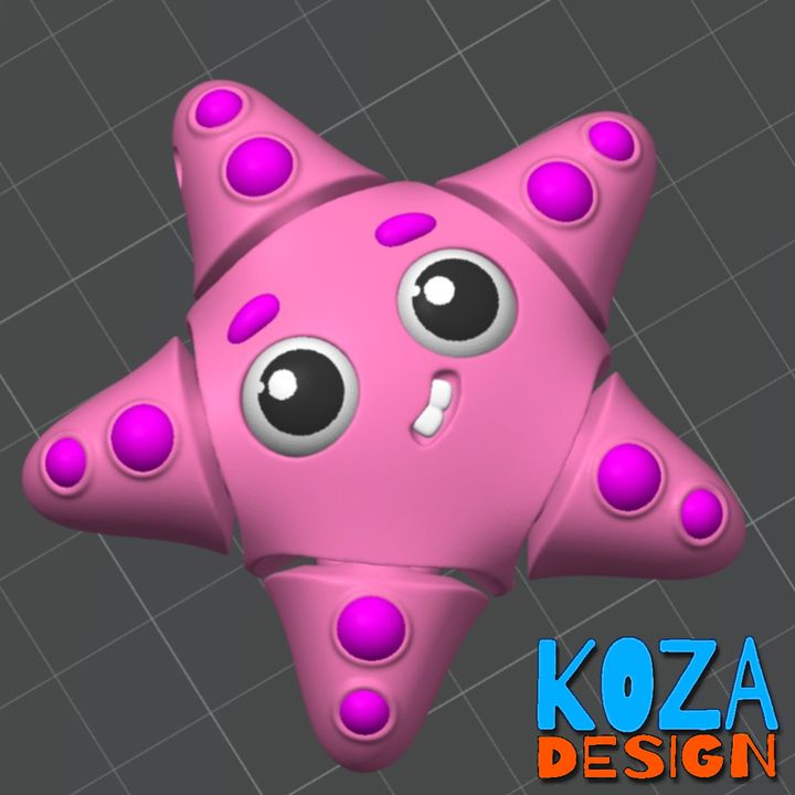 3D Printable STARFISH by Koza Design