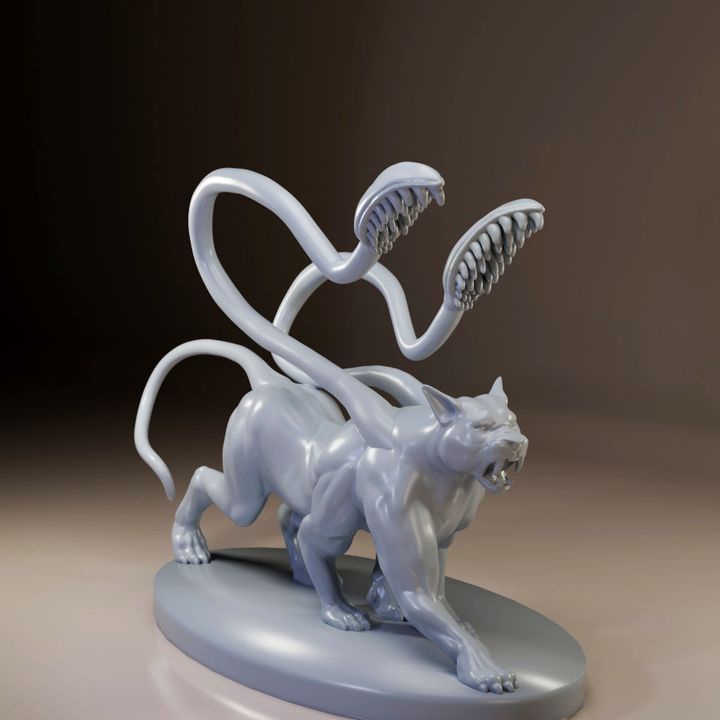 3D Printable Displacer Beast by Rogue Hero Minis
