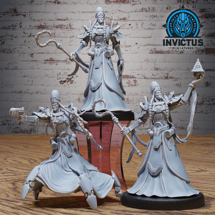 3D Printable Sand Priest Set / Sci-Fi Dune Cleric Soldier / Space ...