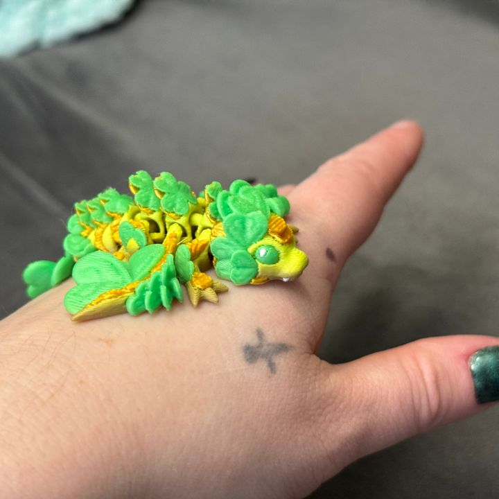 3D Print of Tiny Clover Dragon by michaelahorton