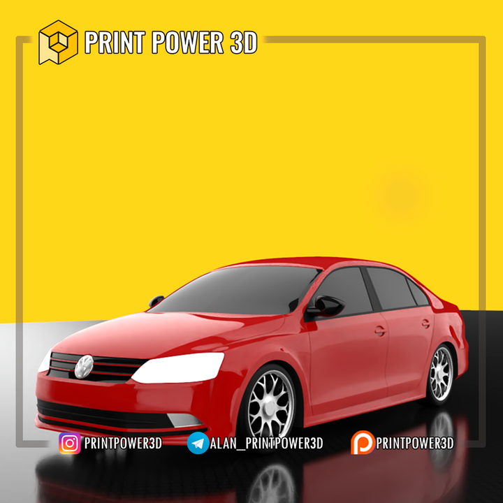 3D Printable Volkswagen Vento polo jetta by Alan Germanier