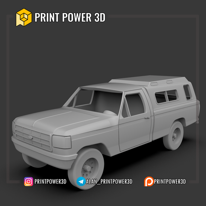 3D Printable Ford F-100 1994 by Alan Germanier