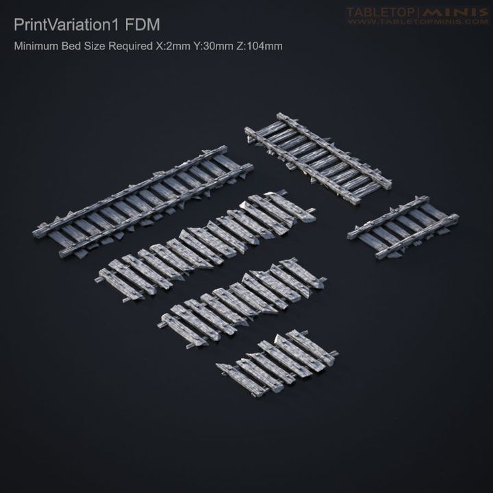 3D Printable Makeshift Wooden Bridge by TableTopMinis