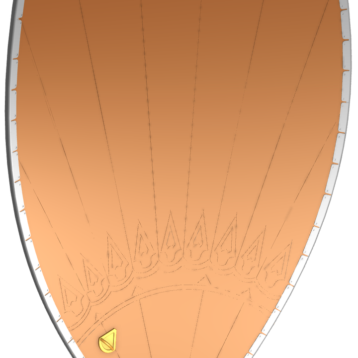 3D Printable Peter Pevensie Shield - Narnia by Hey