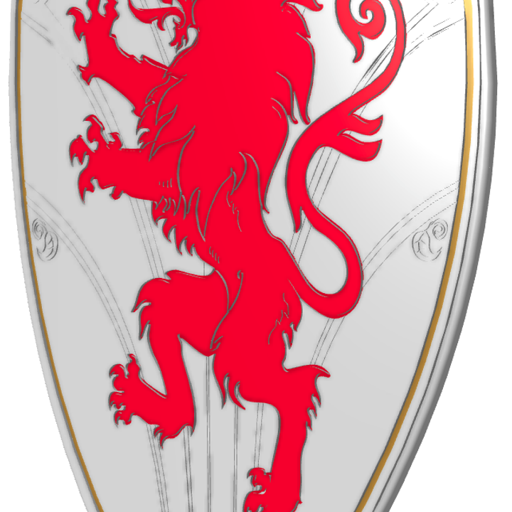 3D Printable Peter Pevensie Shield - Narnia by Hey