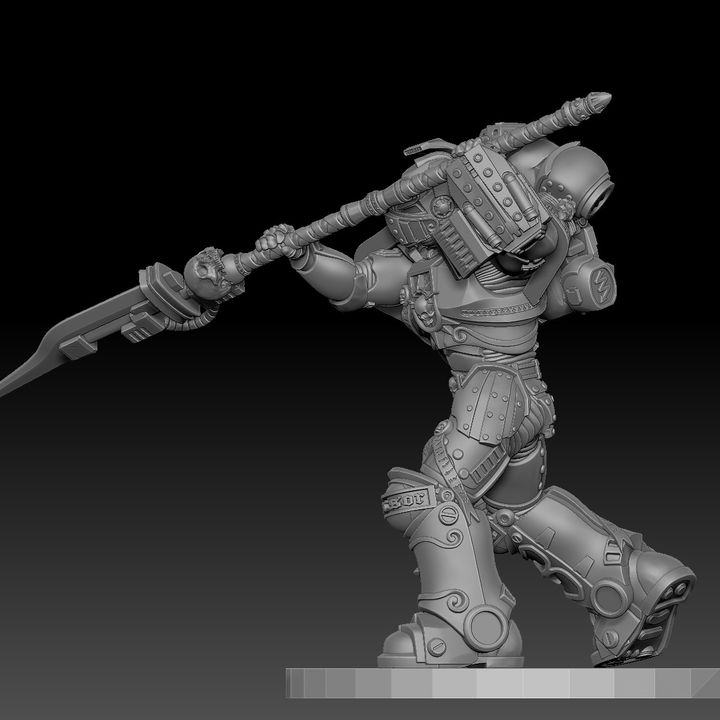 3D Printable Steel Sanctifier 3 by Silent Gil