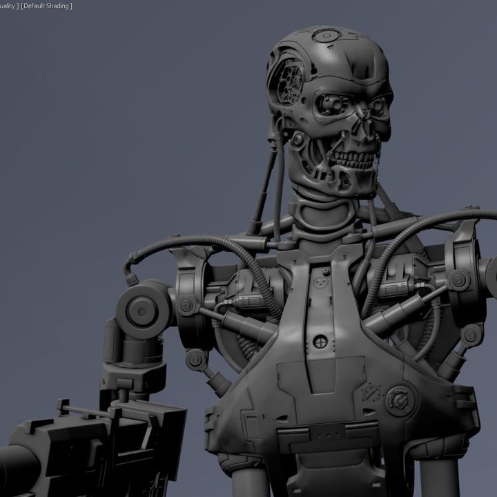 3D Printable T-800 XTerminator Endo1 by SKYNET