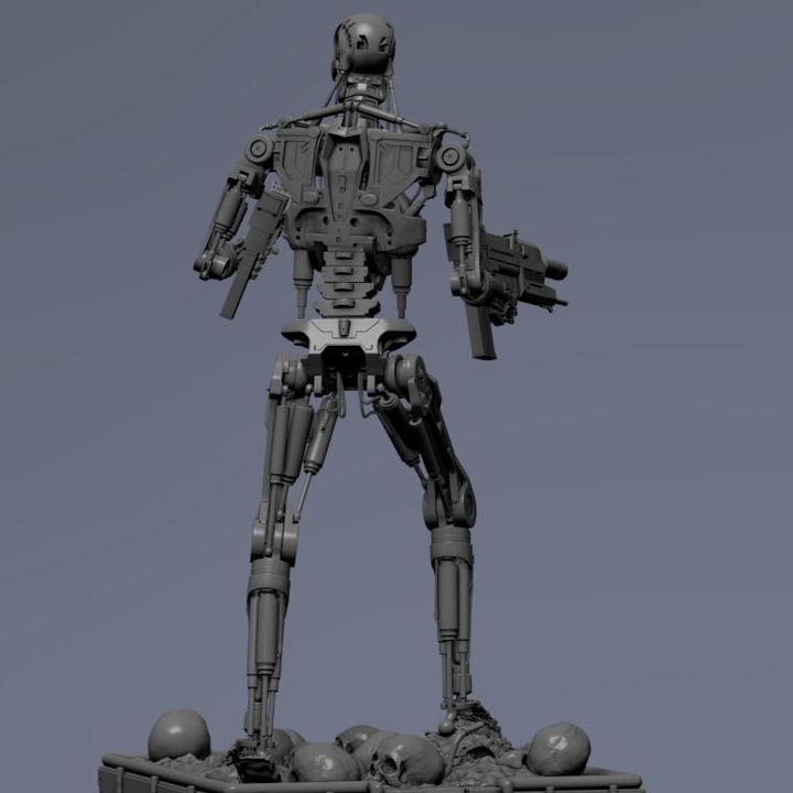 3D Printable T-800 XTerminator Endo1 by SKYNET