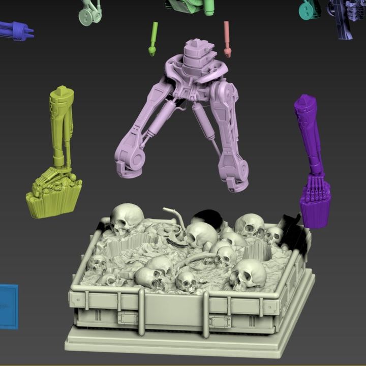 3D Printable T-800 XTerminator Endo1 by SKYNET