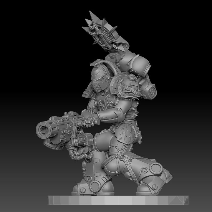 3D Printable Steel Sanctifier 4 by Silent Gil