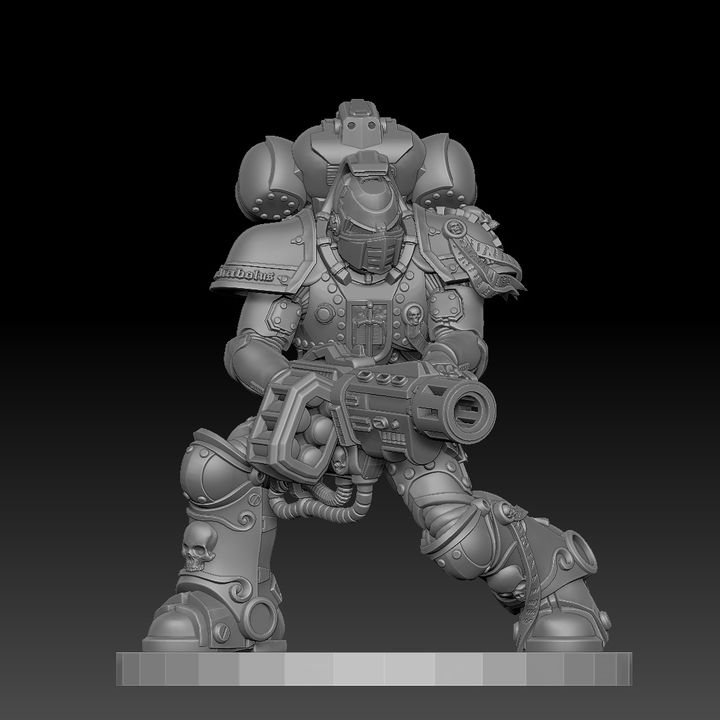 3D Printable Steel Sanctifier 4 by Silent Gil