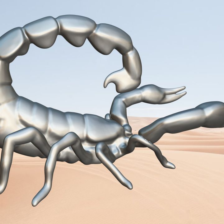 3D Printable animal Scorpion realistic by david martin
