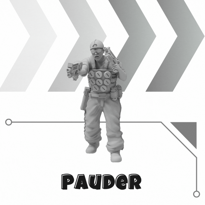 3D Printable PAUDER RUNNER by Greenminiatures