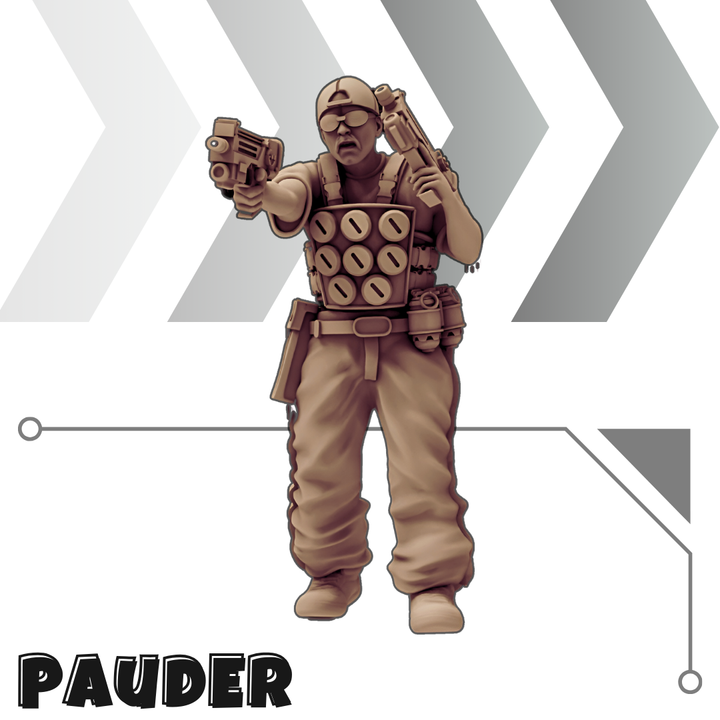 3D Printable PAUDER RUNNER by Greenminiatures