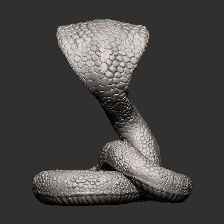3D Printable Cobra snake by Alexander3dart