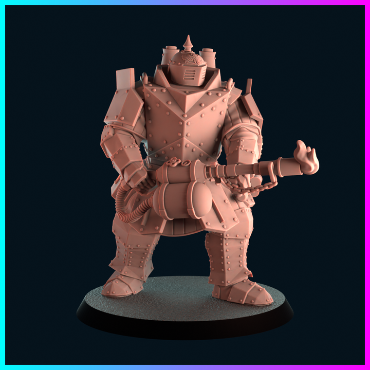 3D Printable The Hollow War - Machine Knight by koolkiwi Miniatures