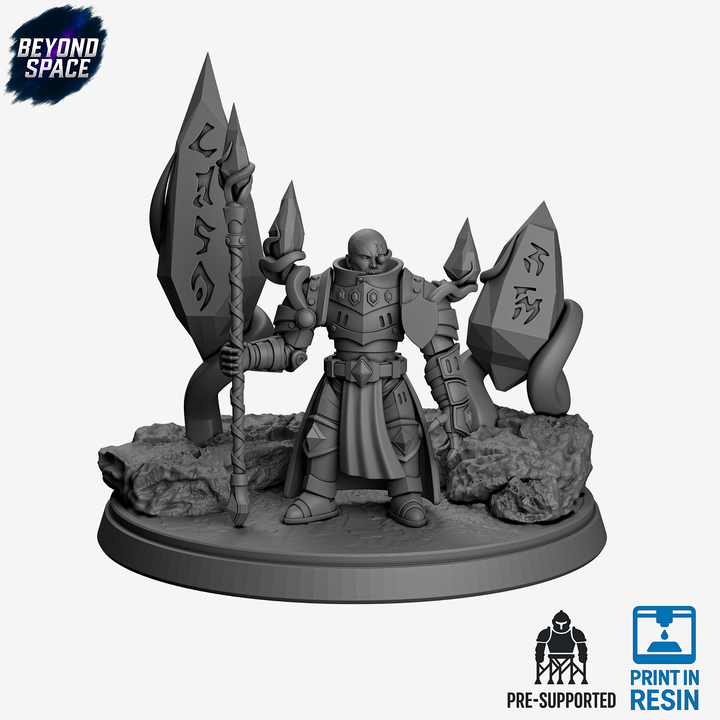 3D Printable Knight-Lord Balthazar by Beyond Space Studios