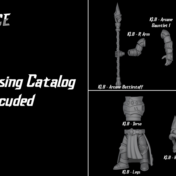 3D Printable Knight-Lord Balthazar by Beyond Space