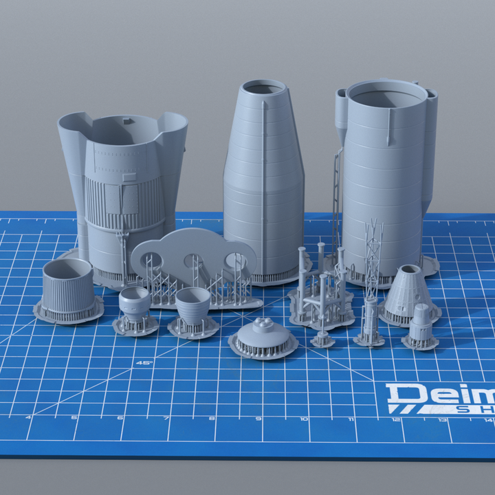 3D Printable Mercury Atlas by Deimos Shape