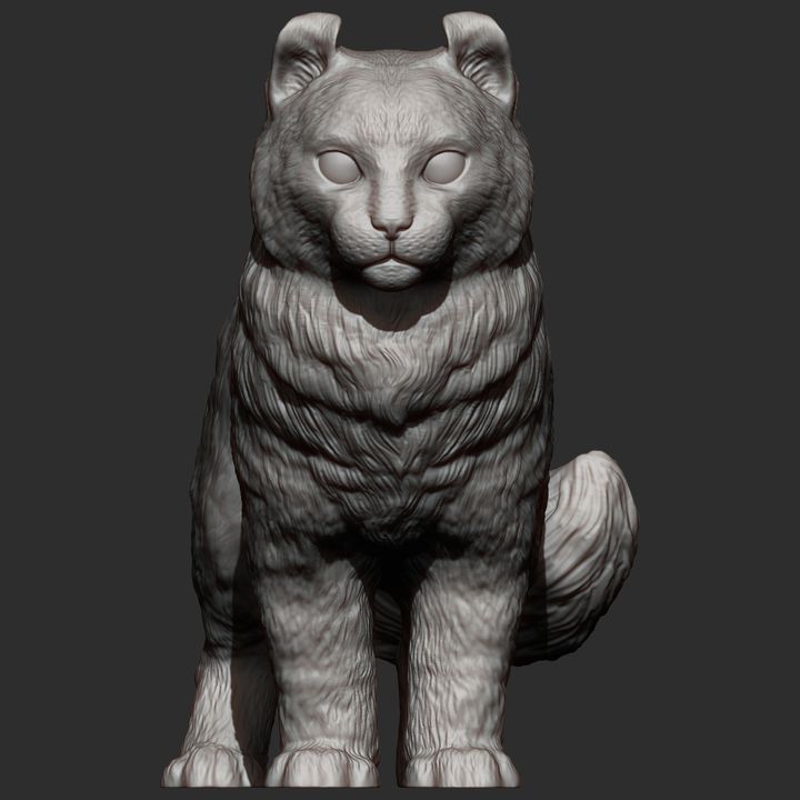 3D Printable American curl by Alexander3dart
