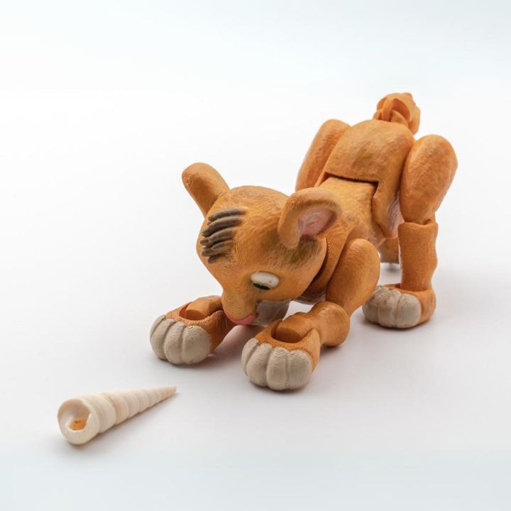 3D Printable FLEXI SIMBA by Aslan