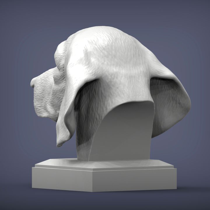 3D Printable Beagle bust by Alexander3dart